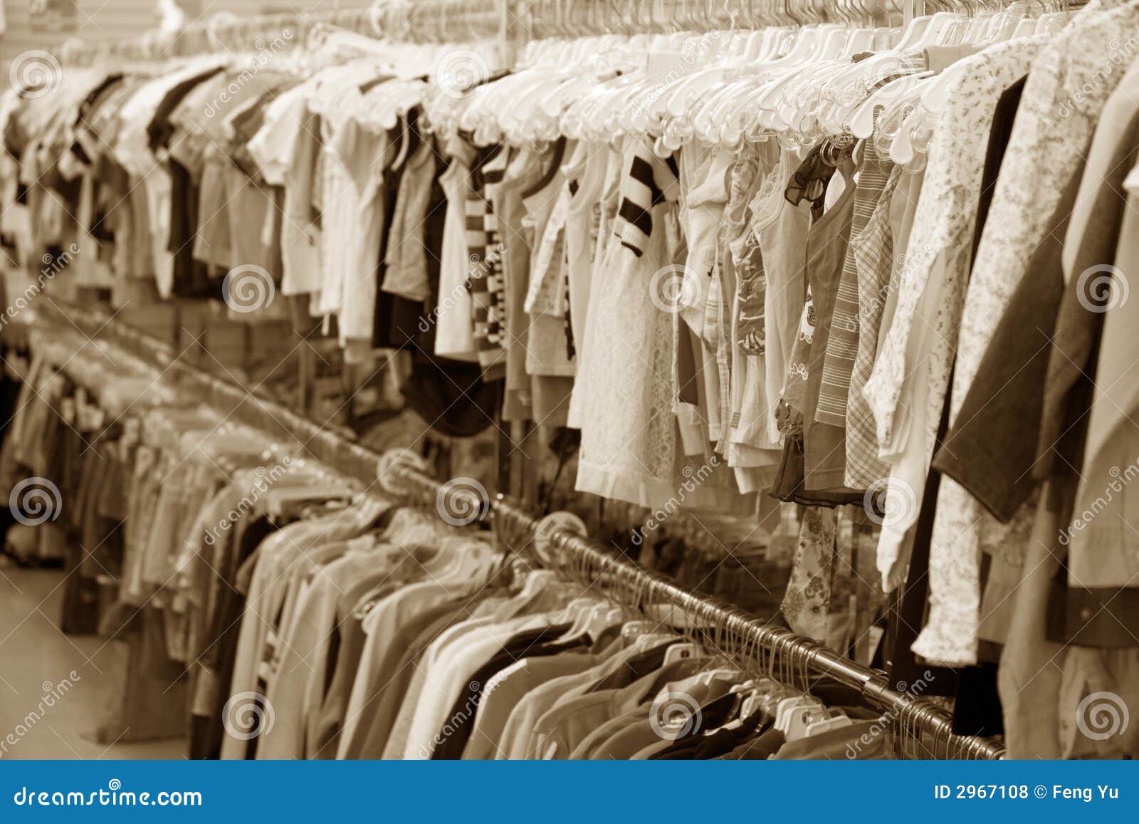 Clothing Store stock photo. Image of retail, bazaar, store - 2967108