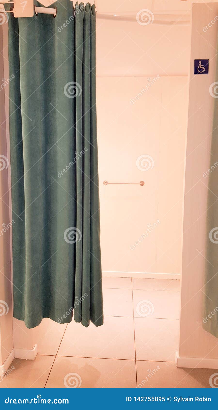 Clothing Store Fitting Room Empty in the Shop Stock Image - Image of ...