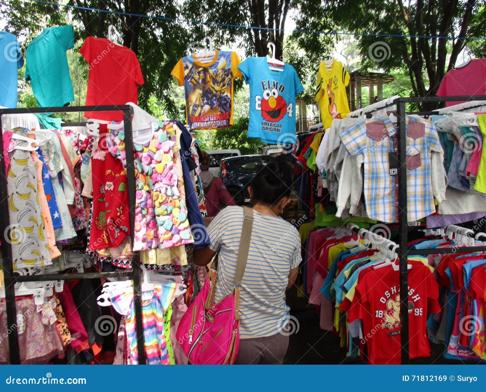 Clothing editorial stock image. Image of market, traders - 71812169