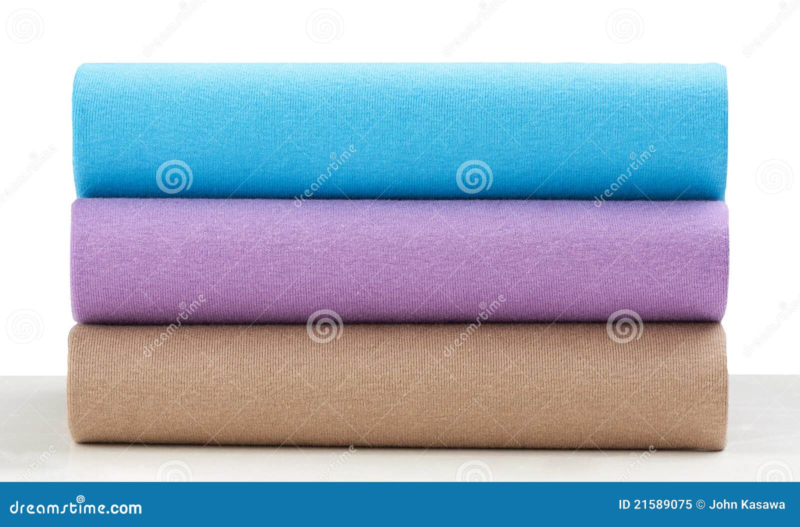 Cloths and Fabrics Arrange on White Stock Image - Image of violet ...