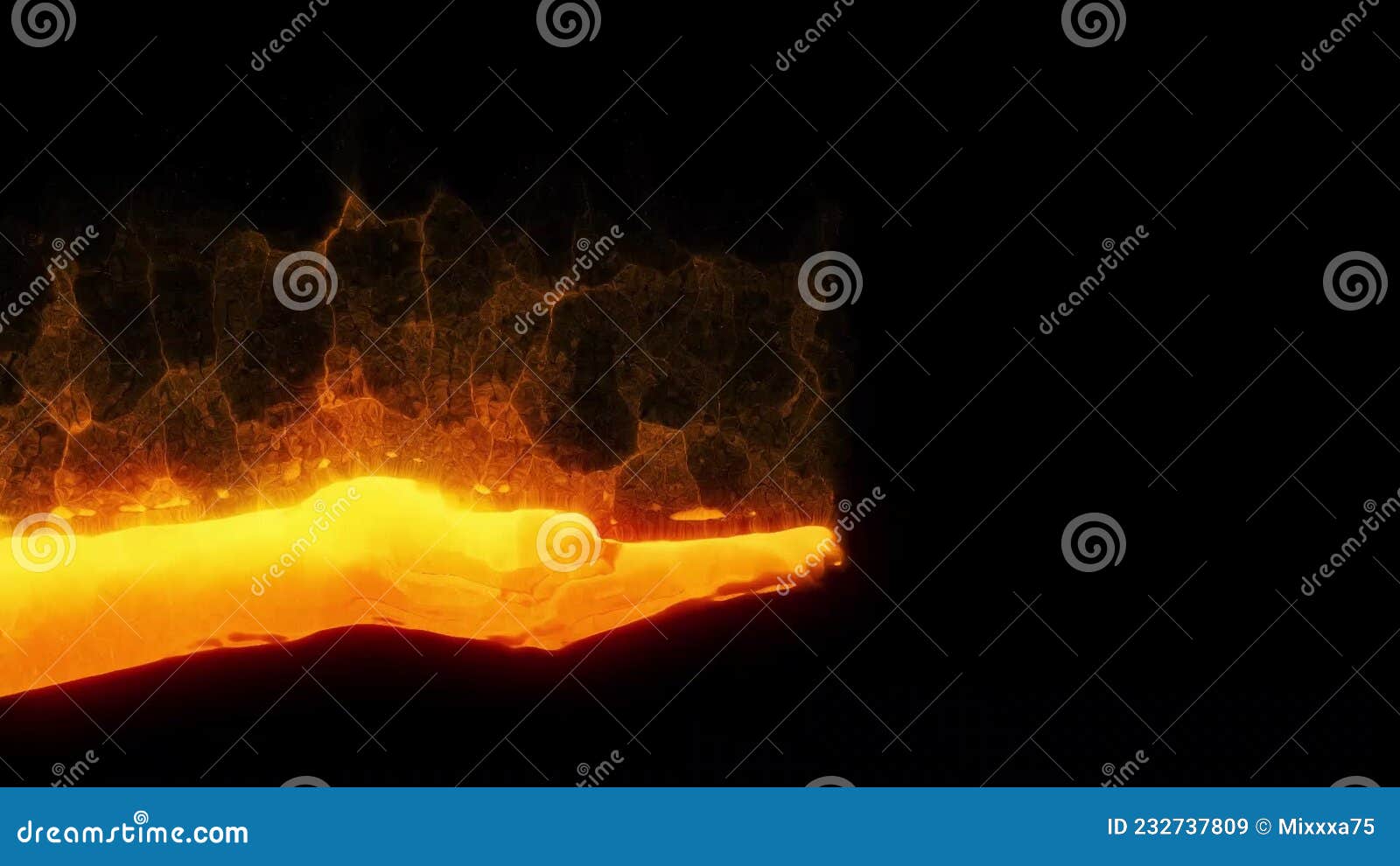 Clots of Fire and Plasma Flying in Space Stock Video - Video of ...