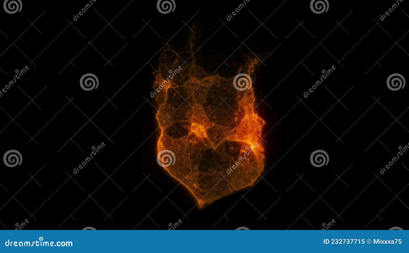 Clots of Fire and Plasma Flying in Space Stock Video - Video of color ...