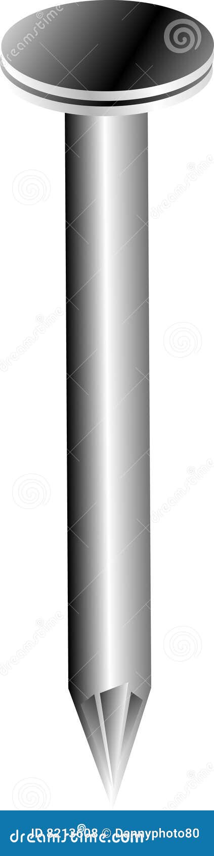 Clou illustration stock. Illustration du croquis, retrait - 8213608