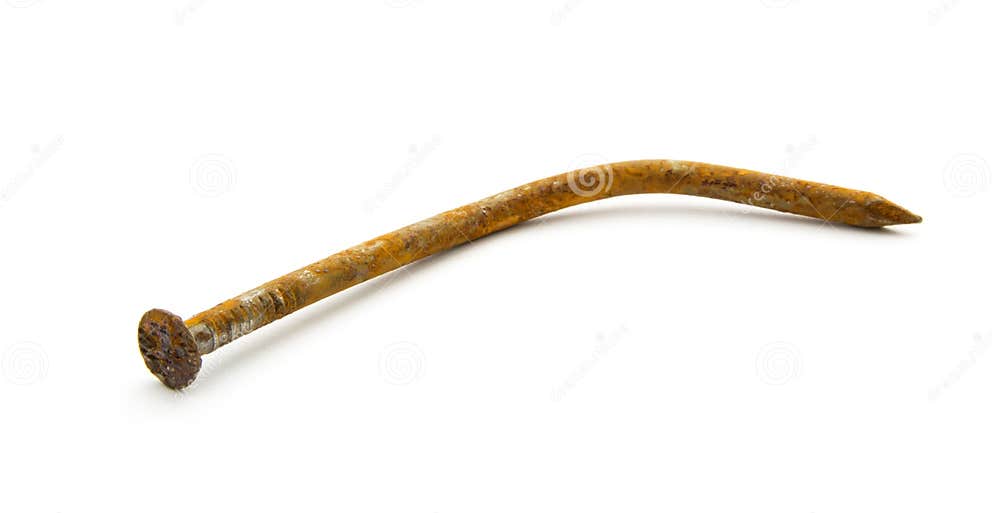 Clou rouillé image stock. Image du fond, effectuer, outil - 33336137