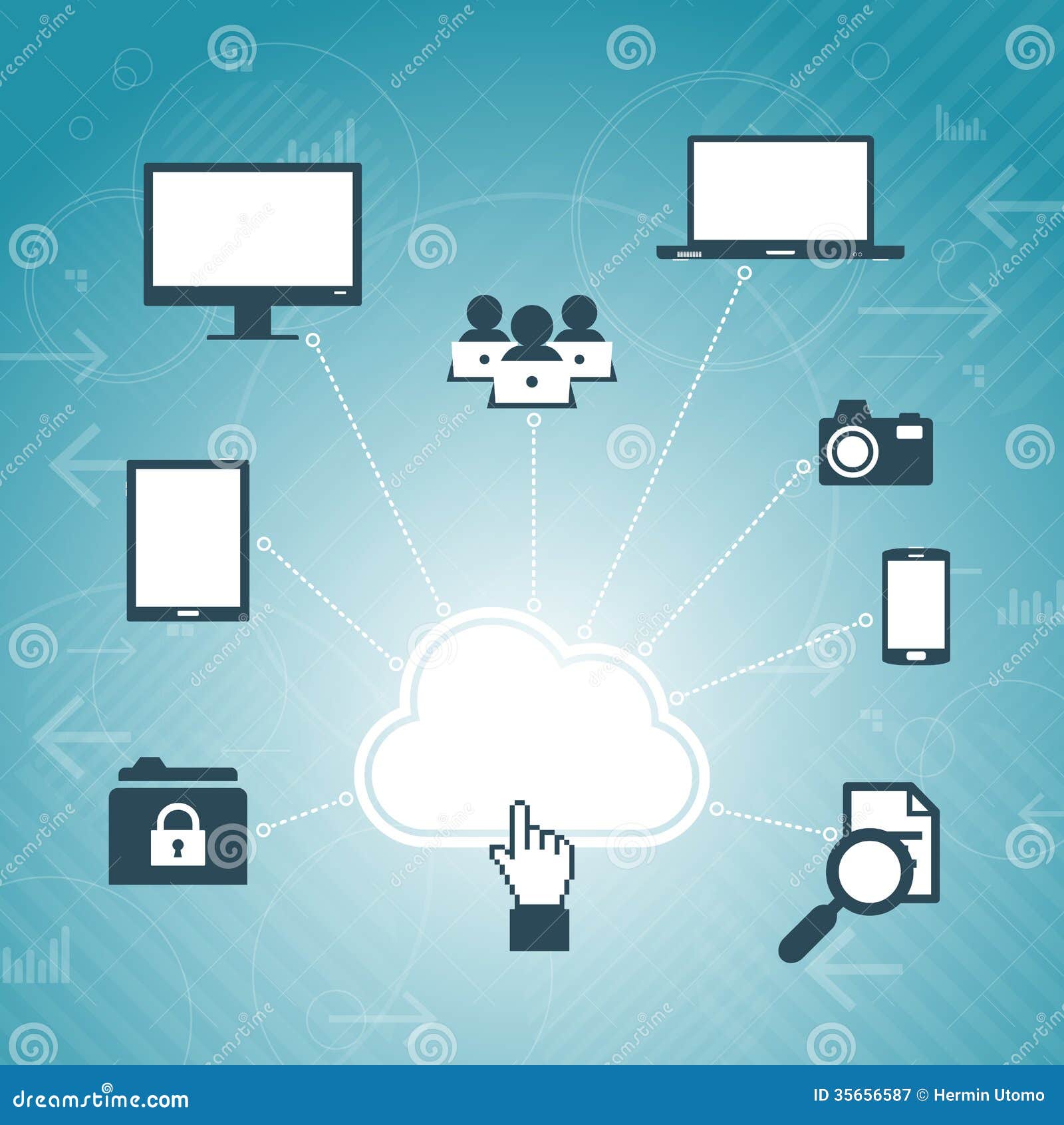Access, Network, Provisioning Icon. Line, Outline Symbol Cartoon Vector ...