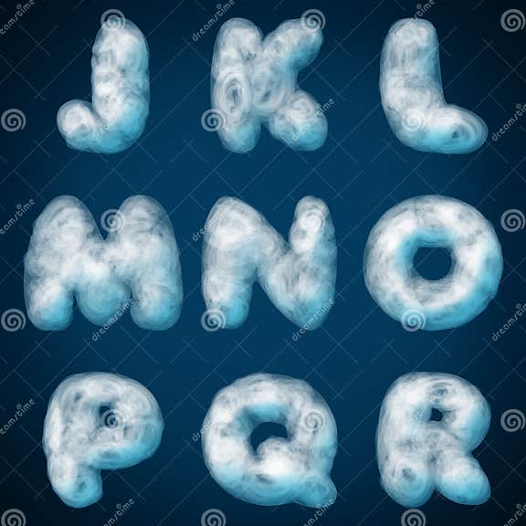 Cloud alphabet for design stock vector. Illustration of letter - 43503750