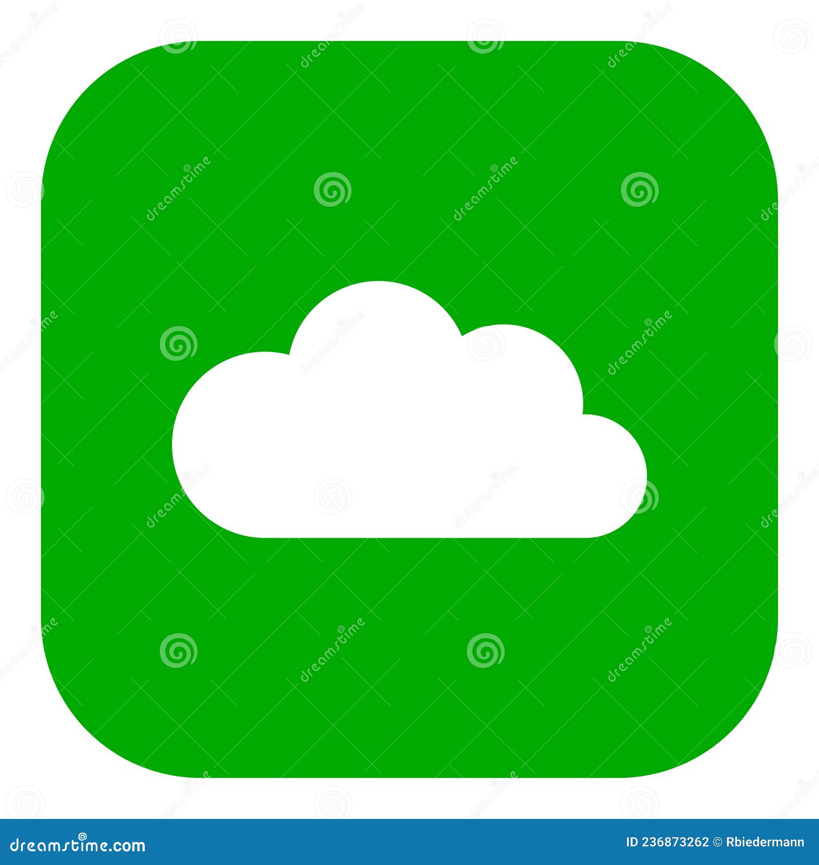 Cloud and app icon stock vector. Illustration of white - 236873262