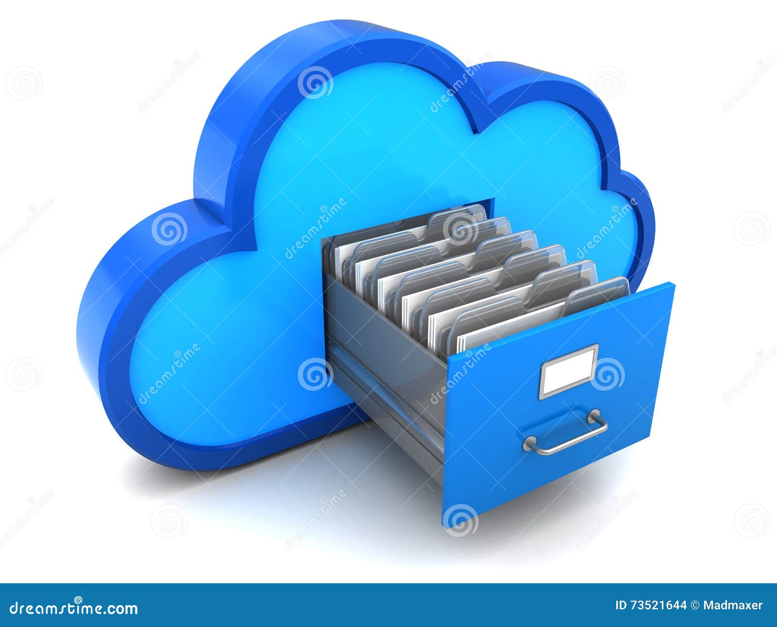 Cloud archive stock illustration. Illustration of cloud - 73521644