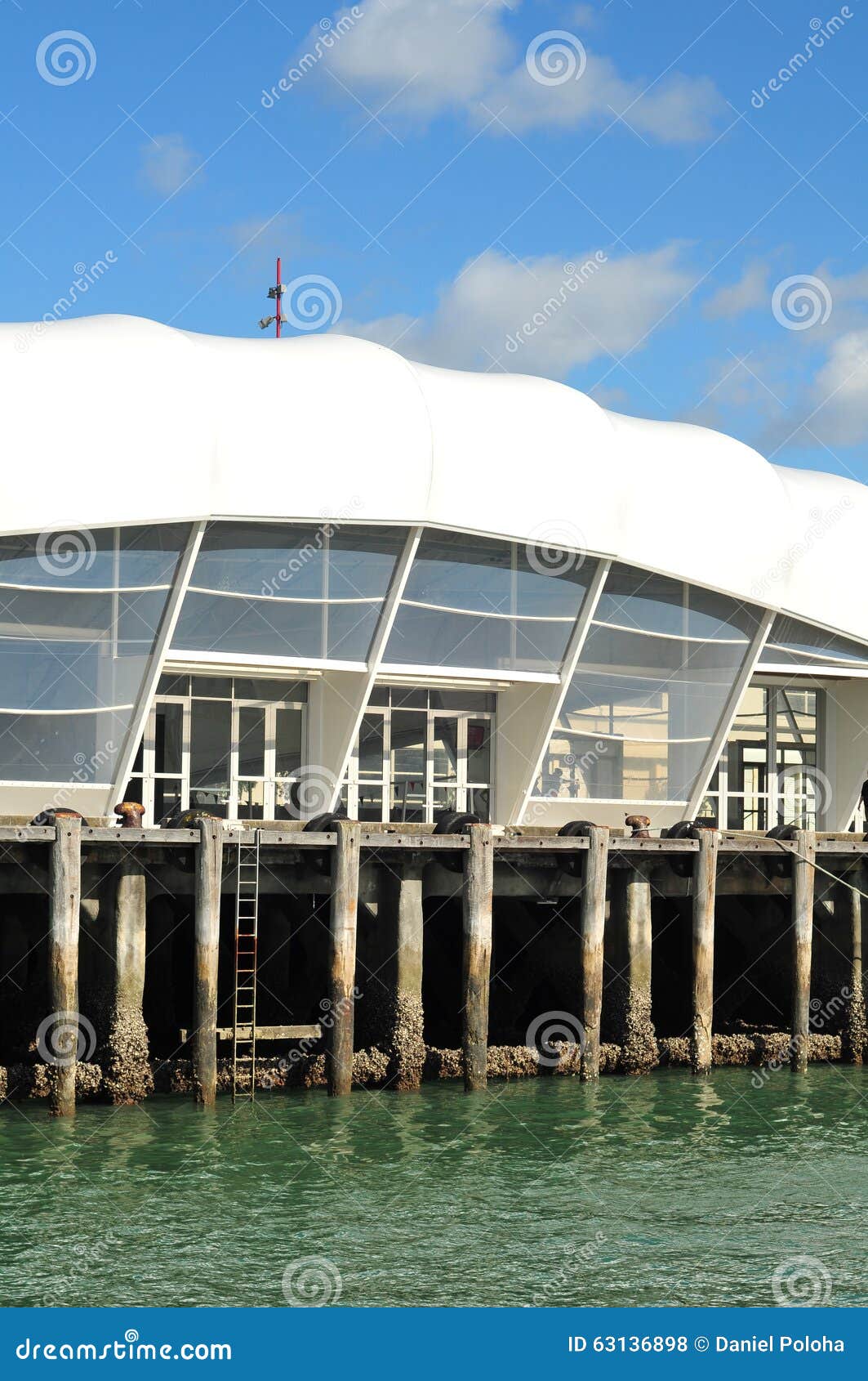 The Cloud, Auckland stock photo. Image of pier, cloud - 63136898