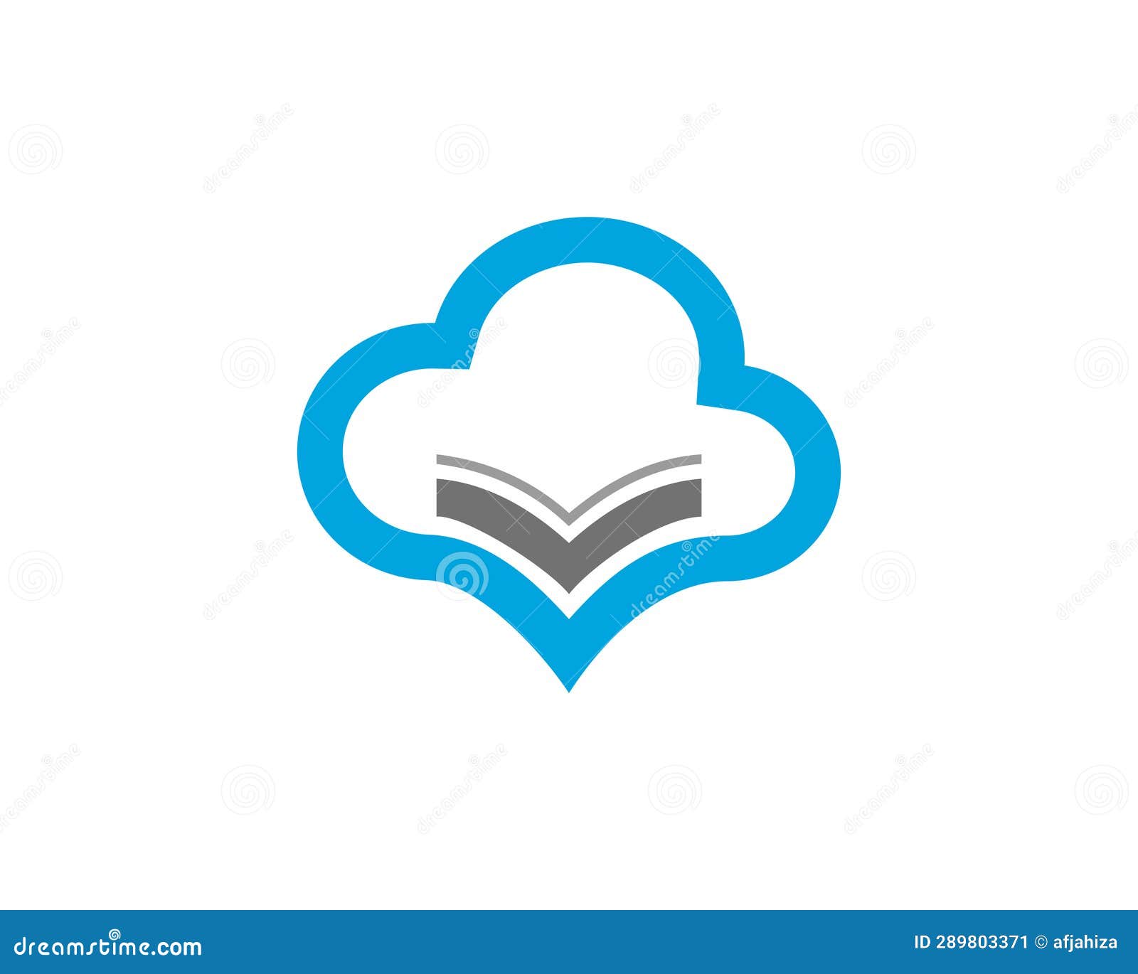 Cloud Abstract Book 2 Logo Template Stock Illustration - Illustration ...