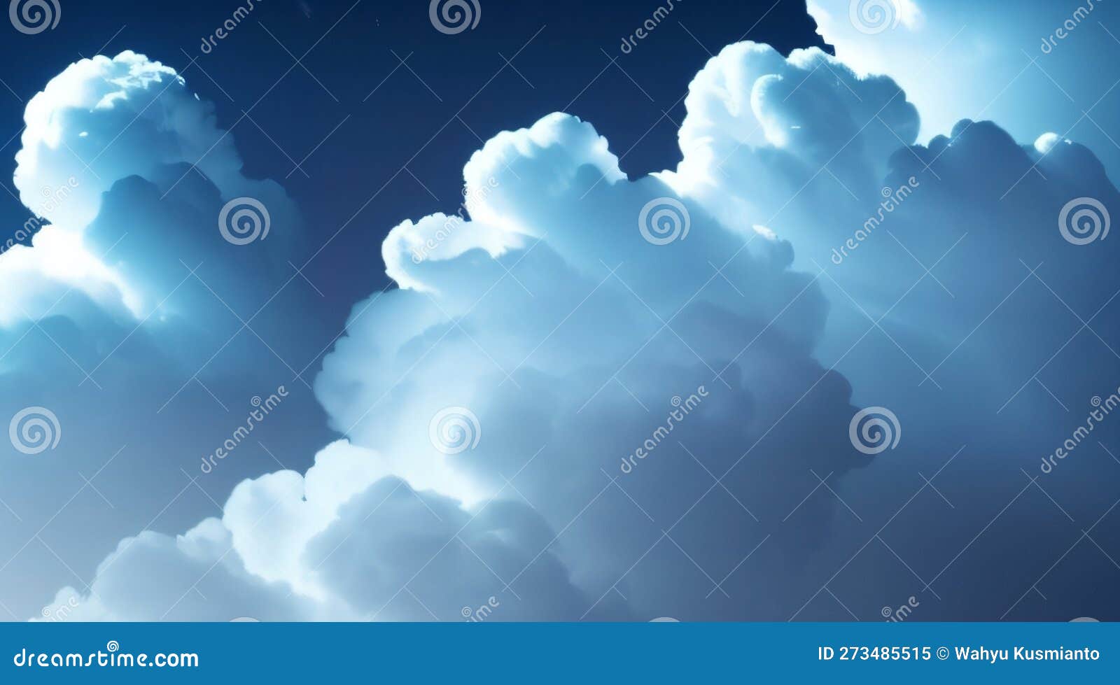 Cloud Background by Ai Image Generator Stock Illustration ...