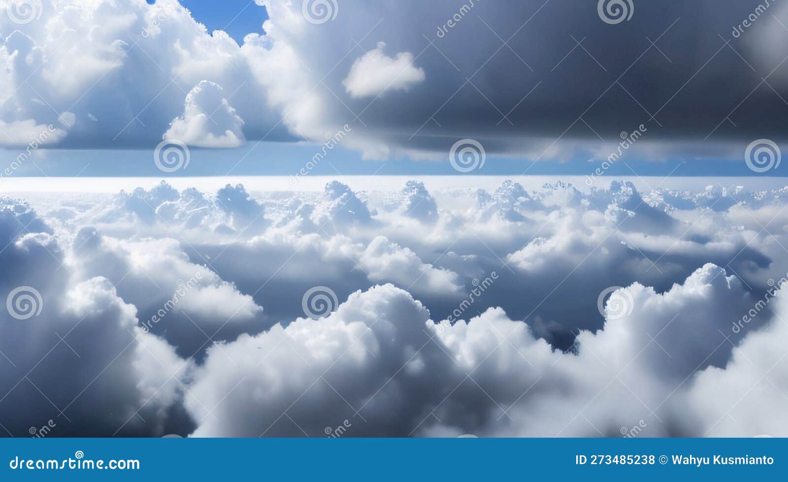 Cloud Background by Ai Image Generator Stock Illustration ...