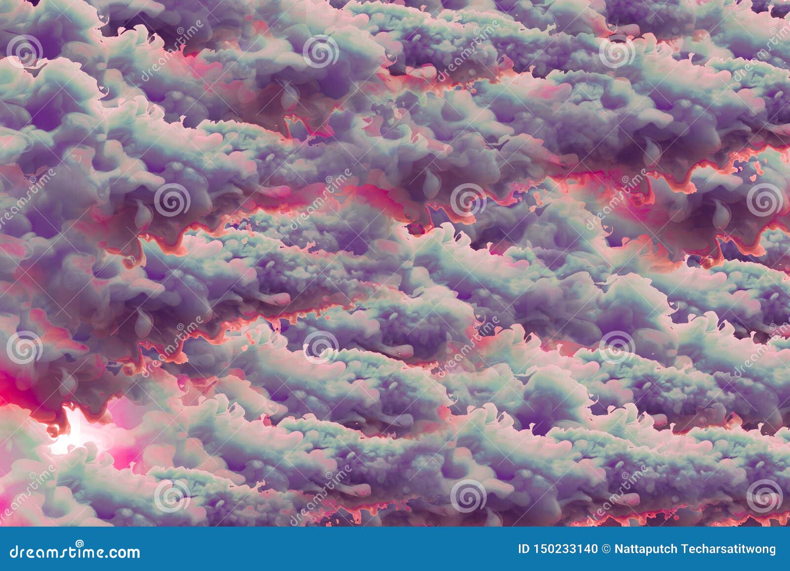 Cloud Cloud Multi Colors Background in Grunge Style Stock Illustration ...
