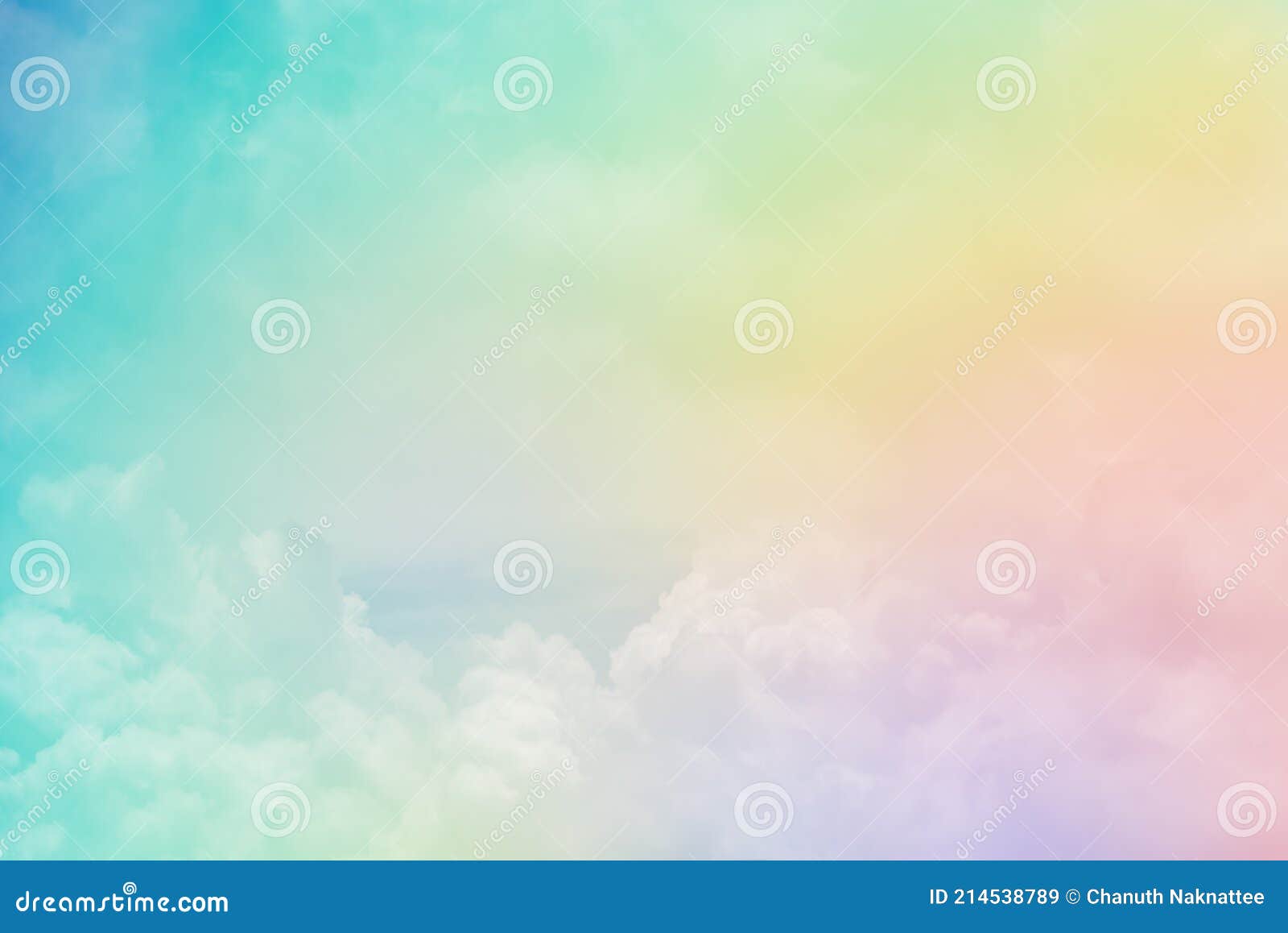 Cloud Background with a Pastel Color Stock Image - Image of subtle ...