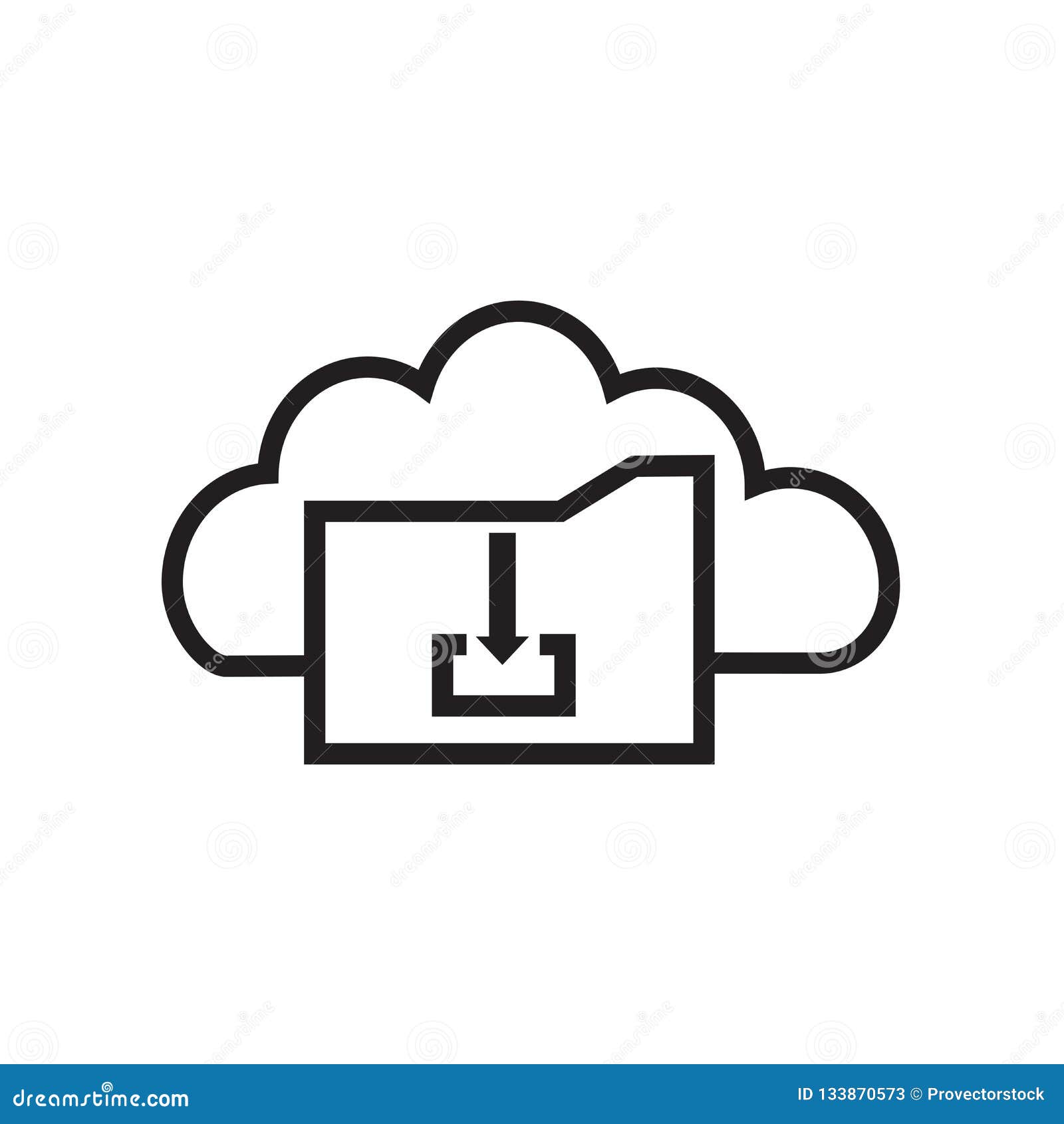 Cloud Backup Icon, Folder Sync Vector Stock Vector - Illustration of ... Cloud Backup Icon, Folder Sync Vector Stock Vector - Illustration of ...