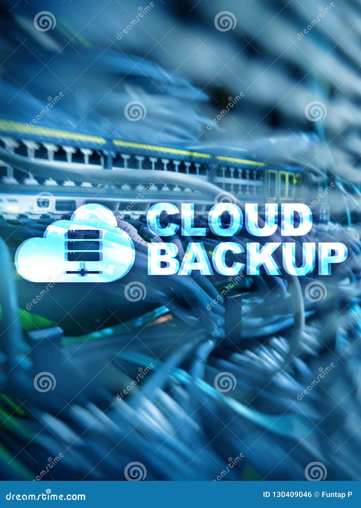 Cloud Backup. Server Data Loss Prevention Editorial Photo - Image of ...