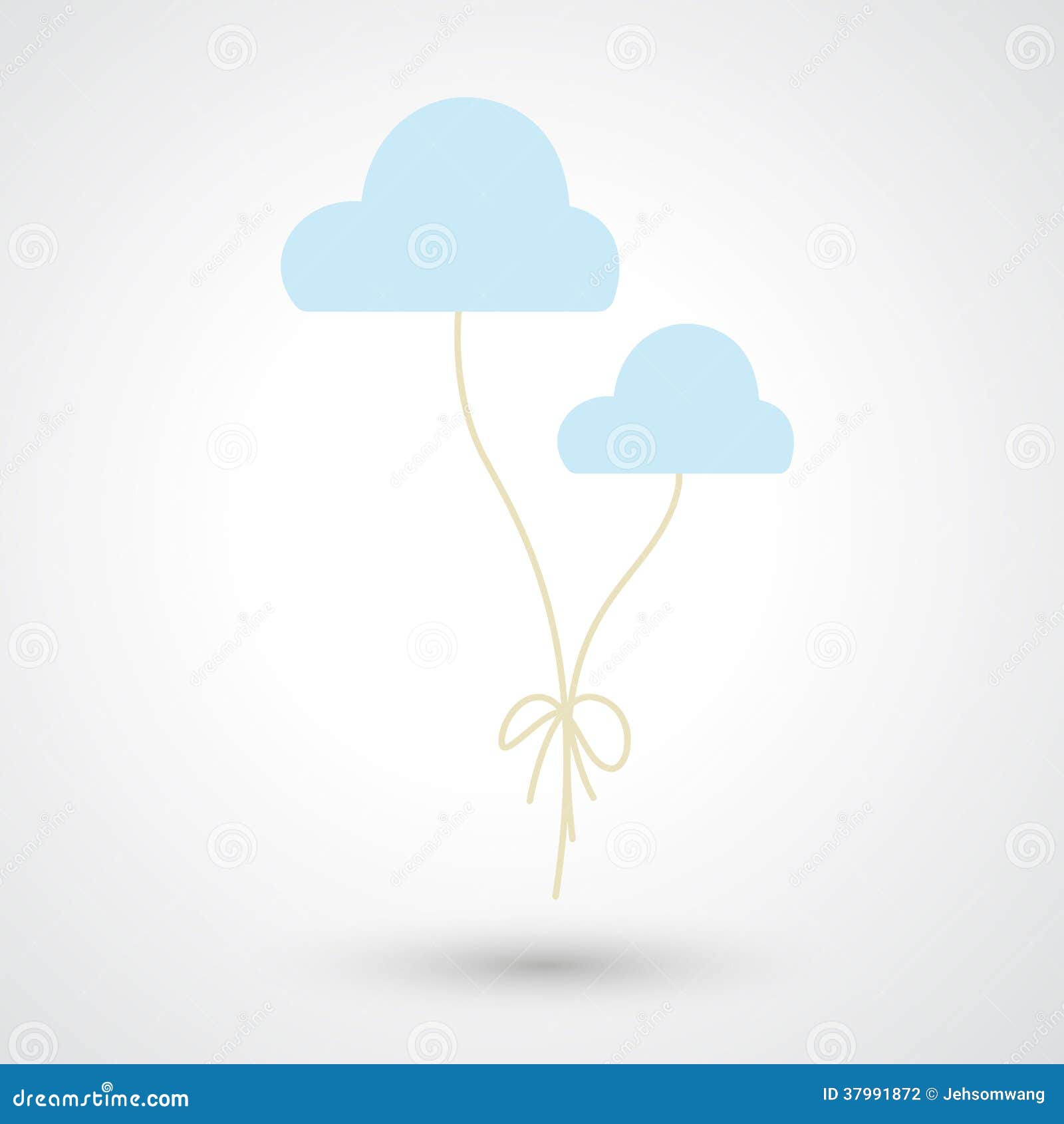Cloud balloon icon stock vector. Illustration of telling - 37991872