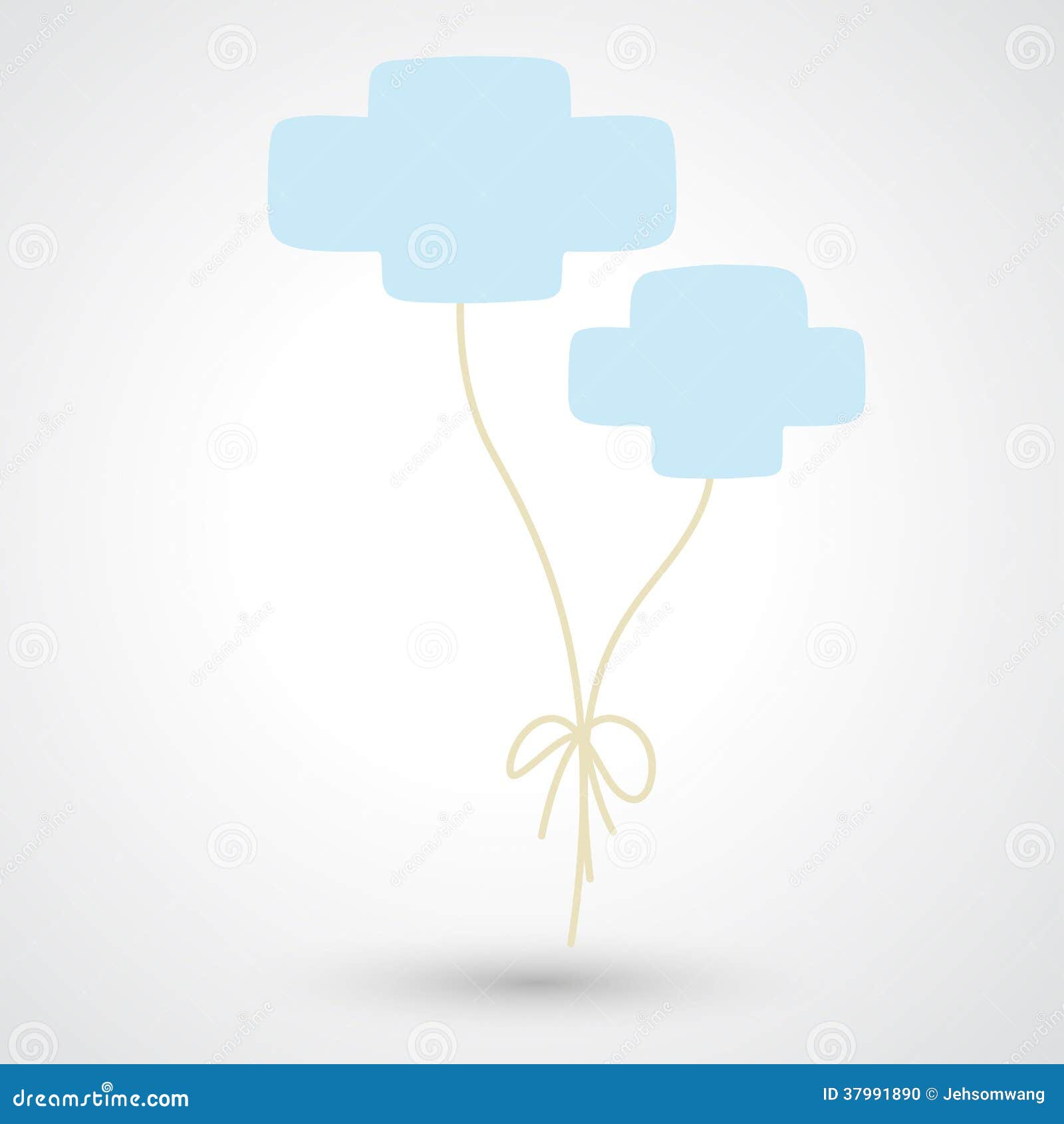 Cloud balloon icon stock vector. Illustration of blue - 37991890