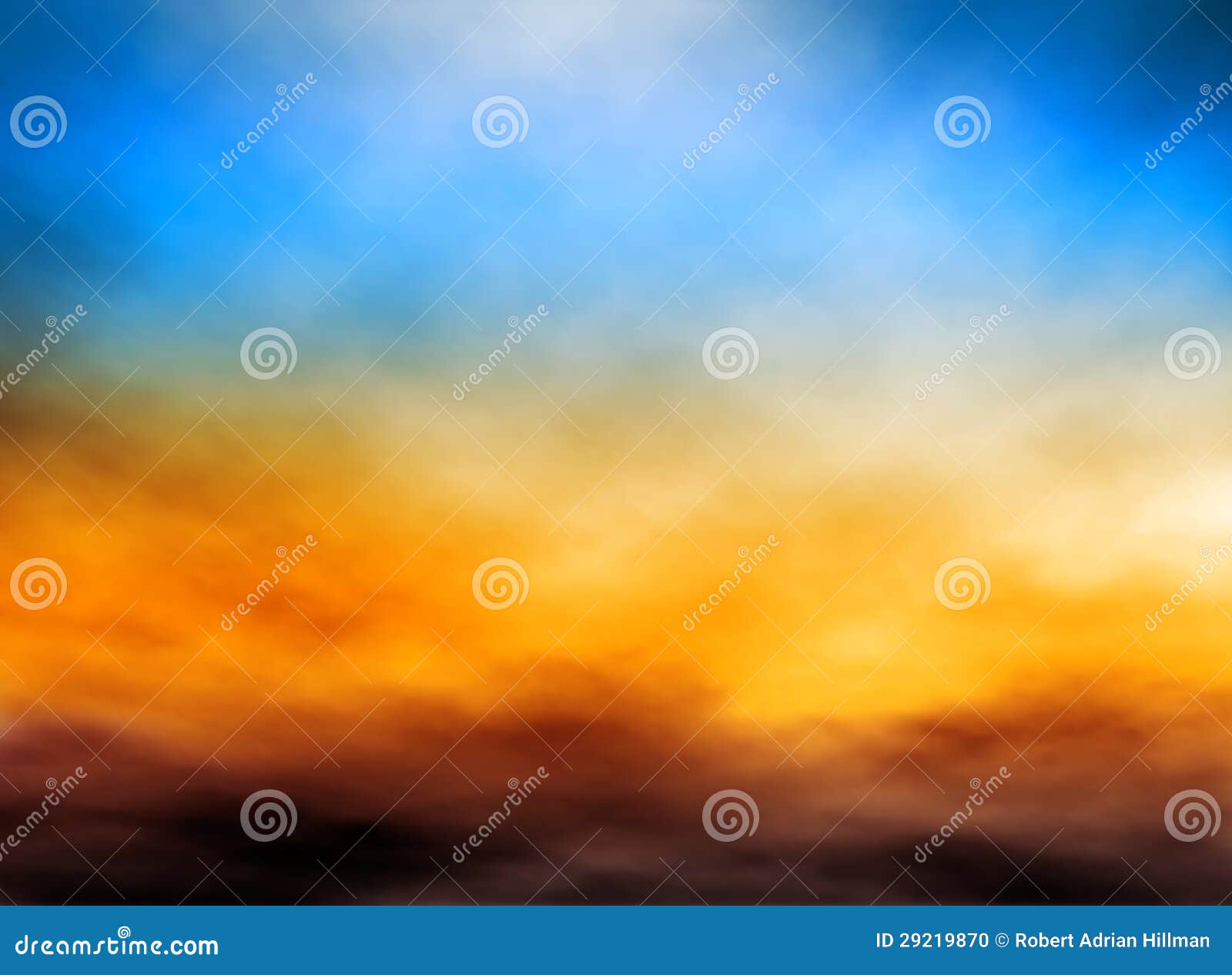 Cloud bank stock vector. Illustration of beautiful, dusk - 29219870
