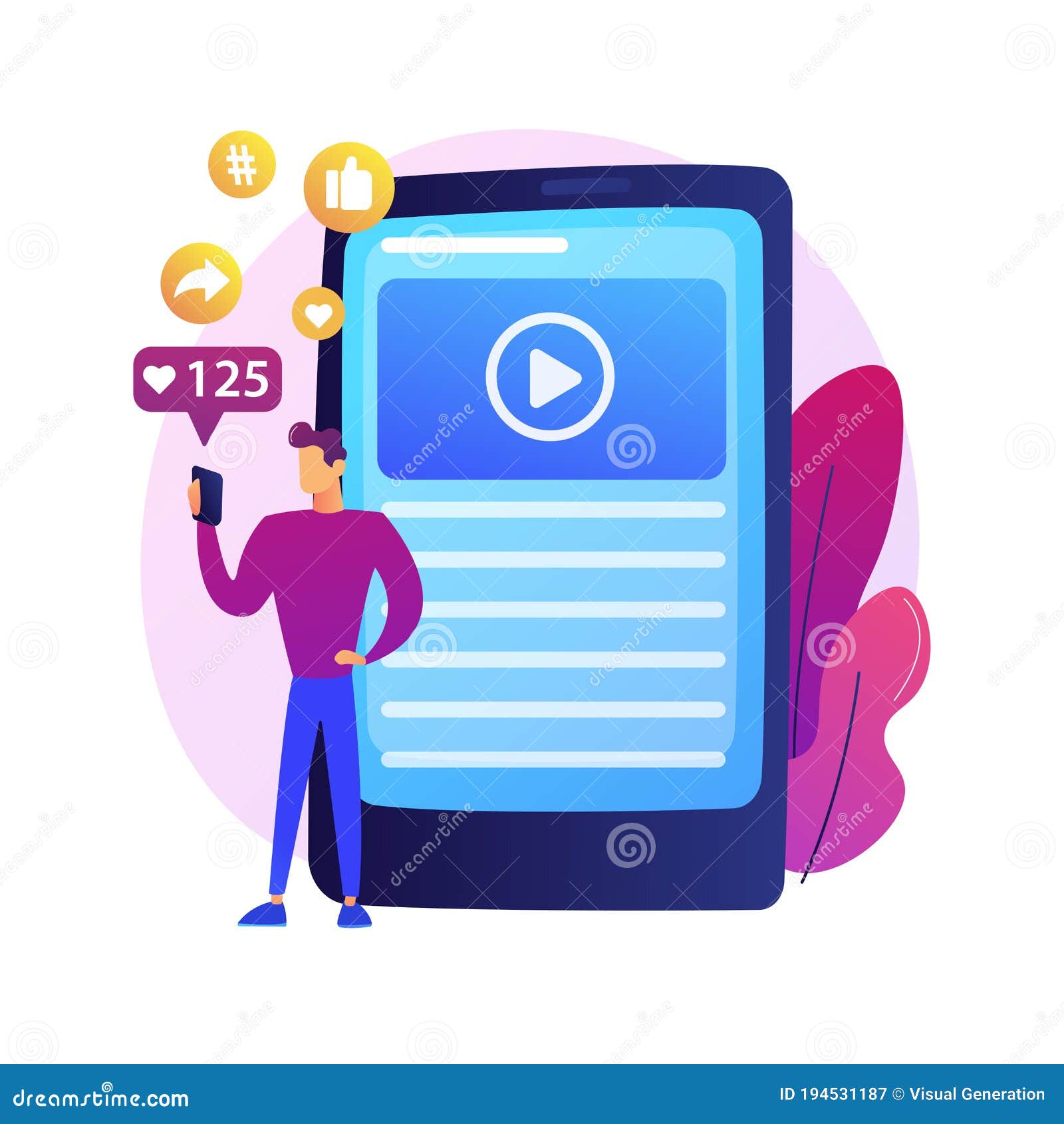 Cloud Based Engine Abstract Concept Vector Illustration. Stock Vector ...