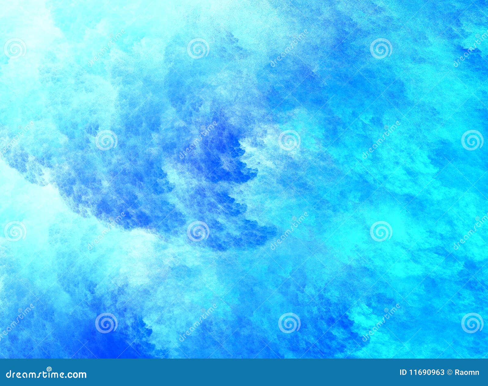 Cloud Blue Abstract Cell Design Stock Illustration - Illustration of ...