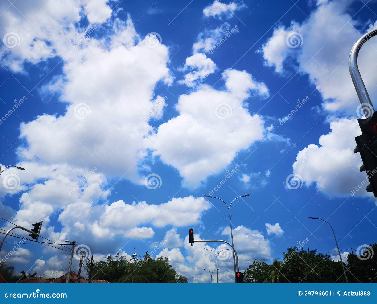 Cloud in the Blue Sky Beautiful Nice View Stock Image - Image of view ...