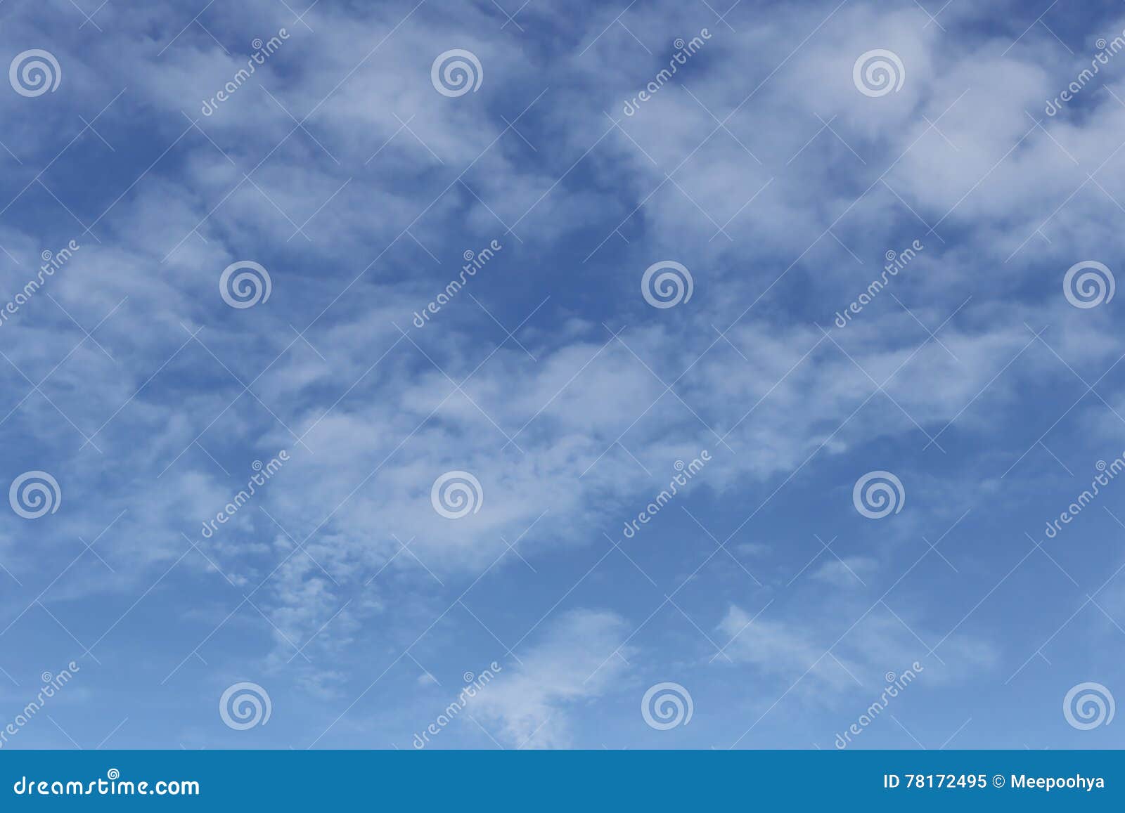Cloud on Blue Sky in the Daytime of Bright Weather. Stock Image - Image ...