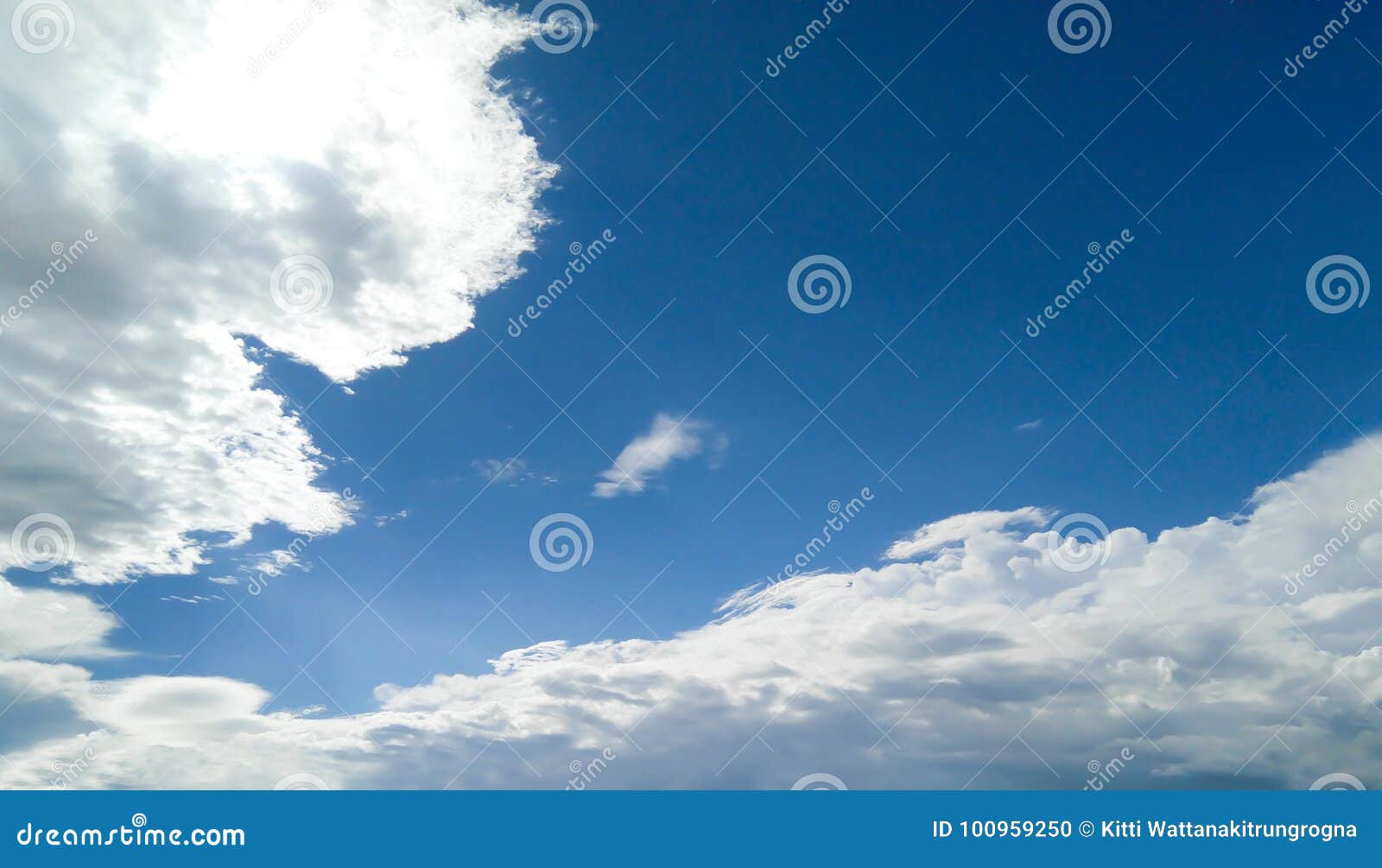 Cloud Blue Sky after Raining Stock Photo - Image of nature, white ...