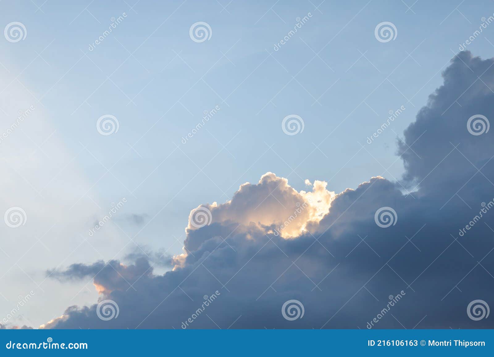 Cloud with Blue Sky Using for Landscape Nature Background Stock Image ...