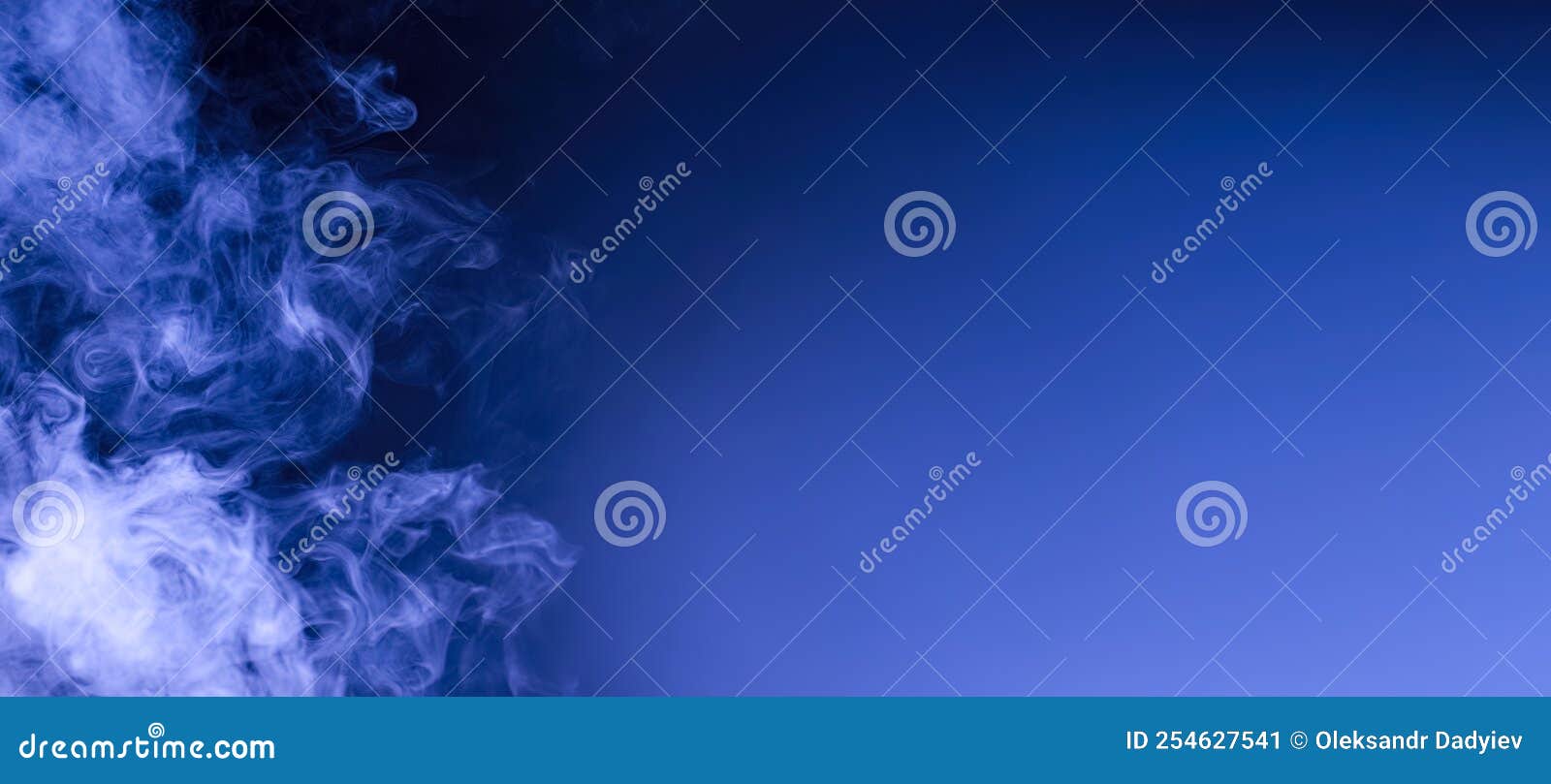 Cloud of Blue Smoke. Abstract Smoke Wallpaper Background for Desktop ...