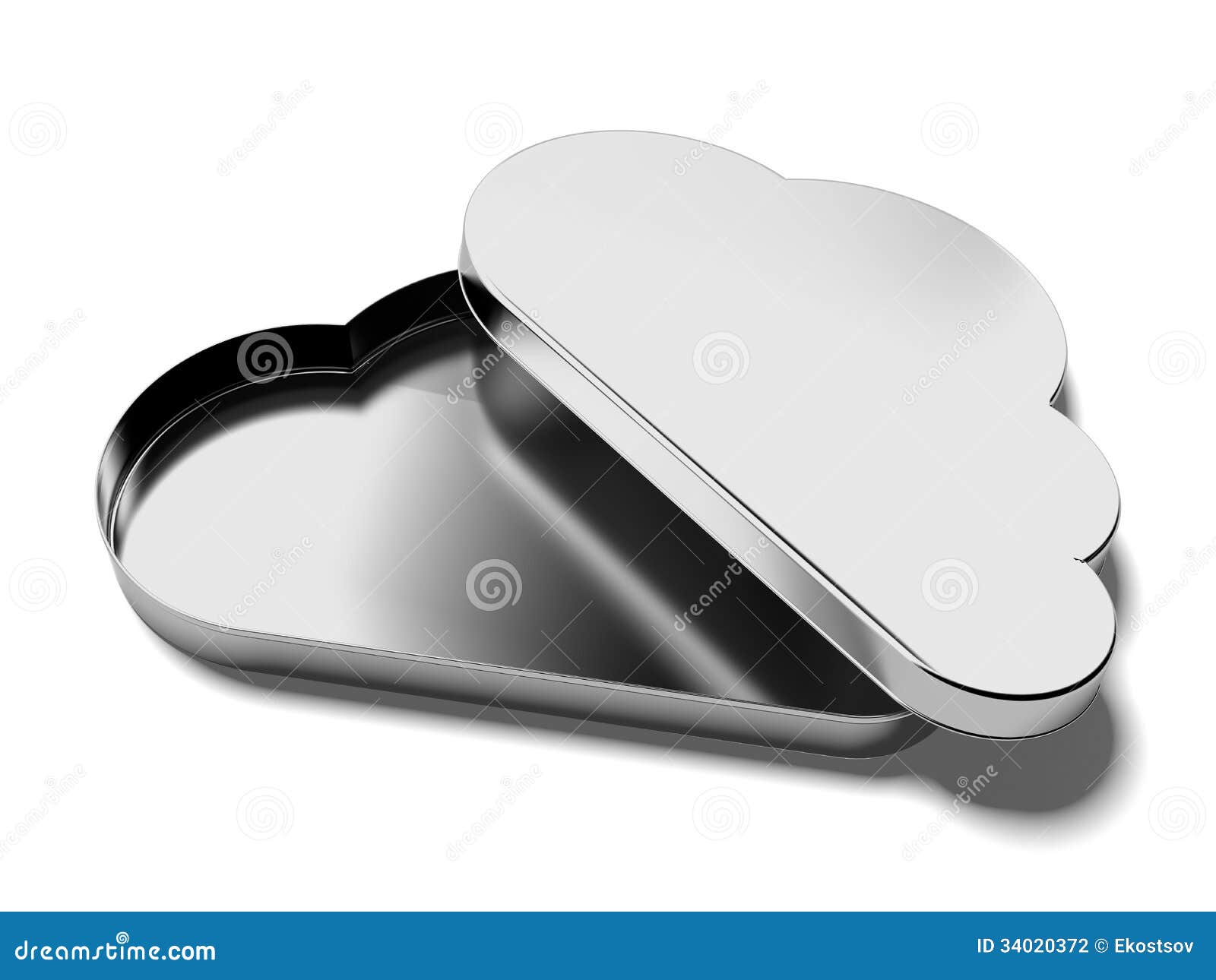 Cloud box stock illustration. Illustration of concept - 34020372