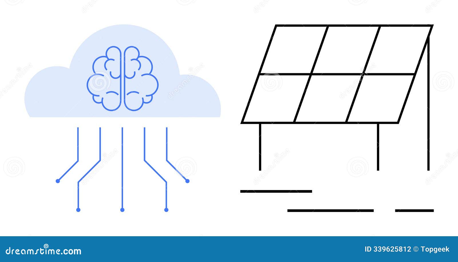 Cloud Brain with Solar Panel Concept for Renewable Energy and ...