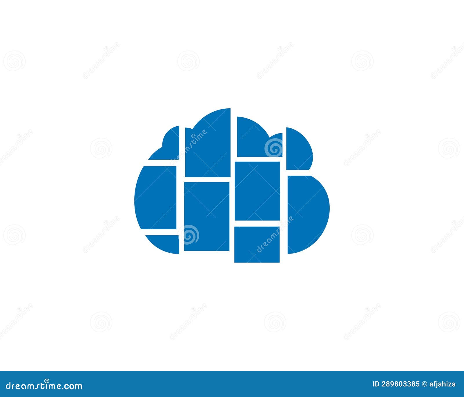 Cloud Brick Logo Icon Template Stock Illustration - Illustration of label, brick: 289803385