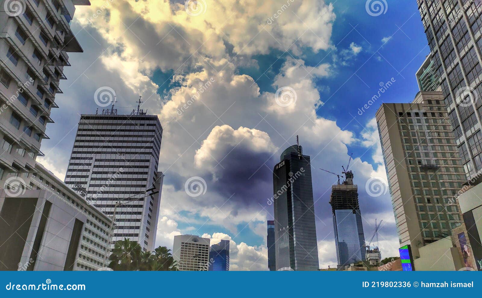 Cloud and Building, at Jakarta Editorial Photo - Image of sunday ...