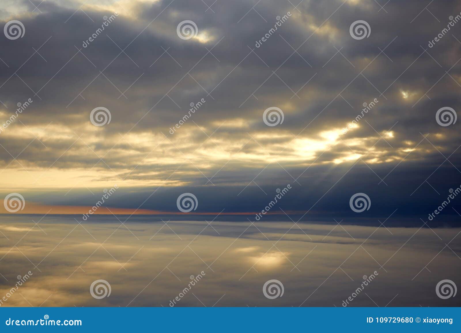 Cloud and burst sunshine stock photo. Image of sunshine - 109729680