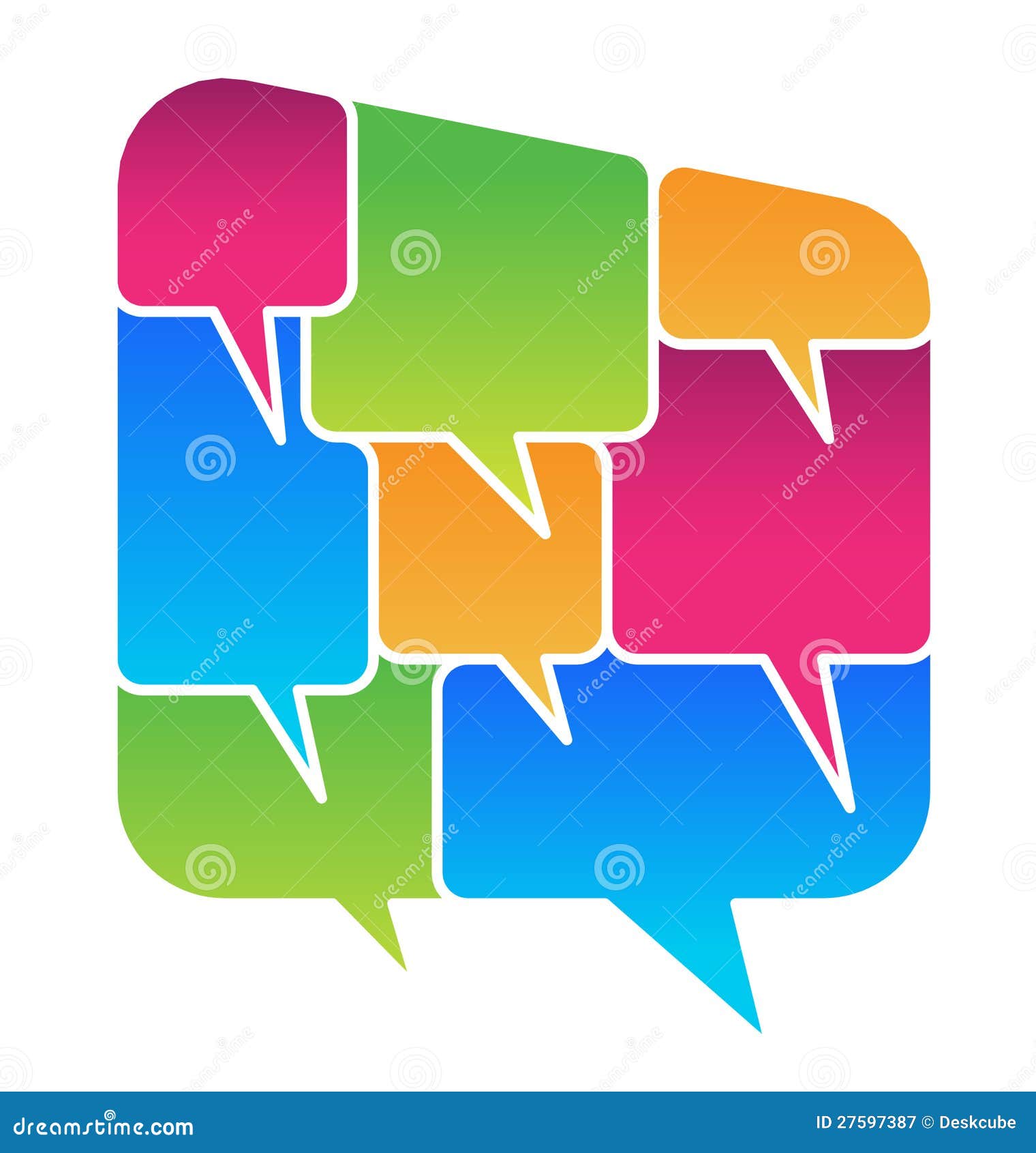 Cloud call-outs logo stock vector. Illustration of ethnicity - 27597387