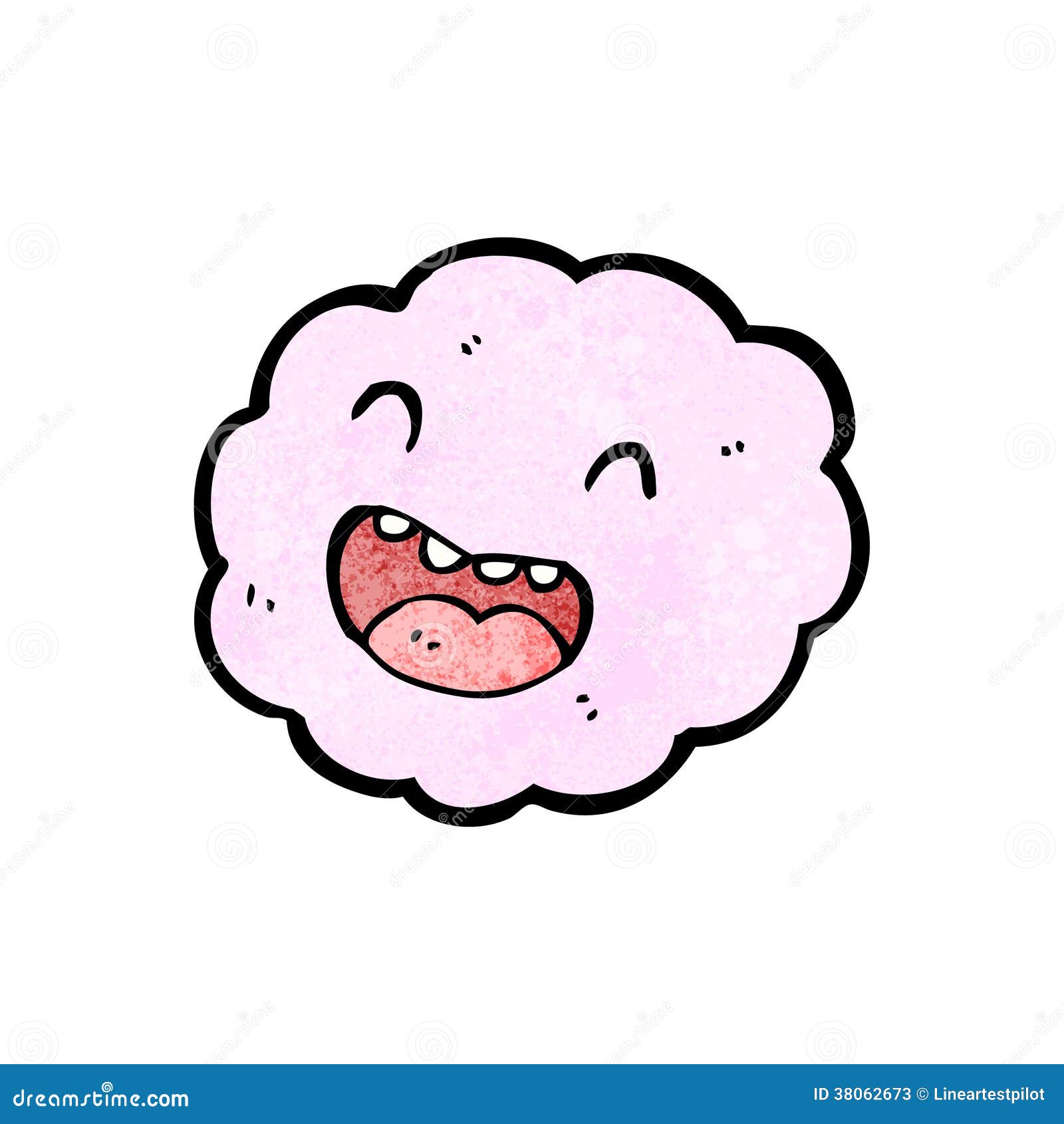 Cloud cartoon character stock vector. Illustration of face - 38062673