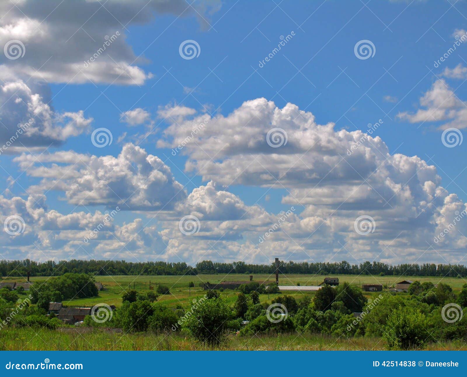 Cloud Cascade Against the Blue Sky Stock Photo - Image of heaven ...