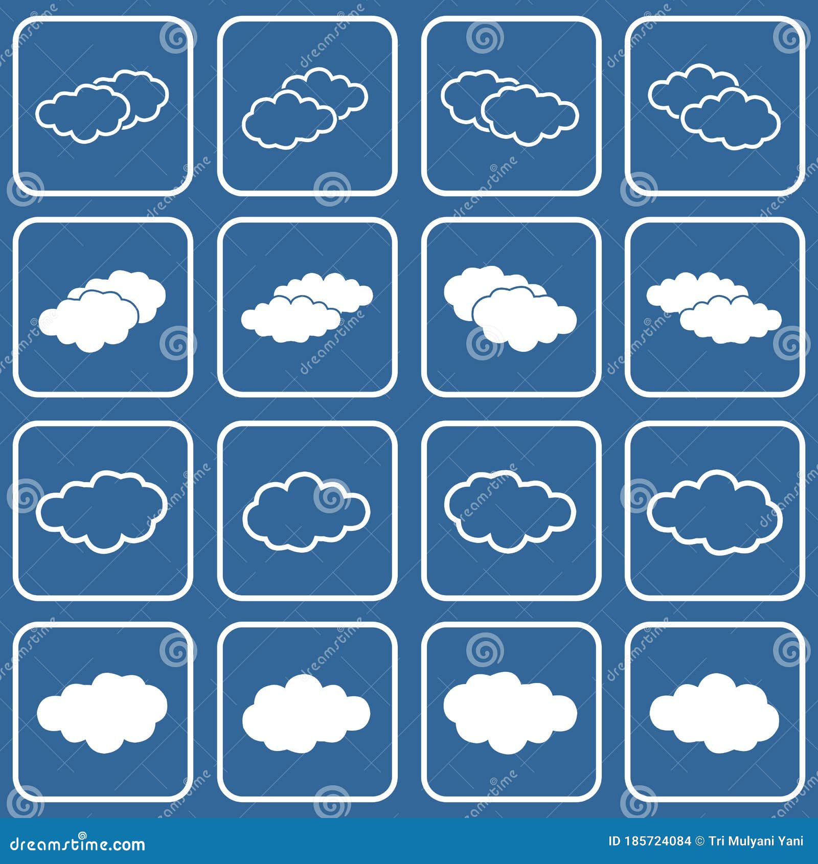 Cloud Icon Vector Design Symbol Stock Vector - Illustration of copy ...