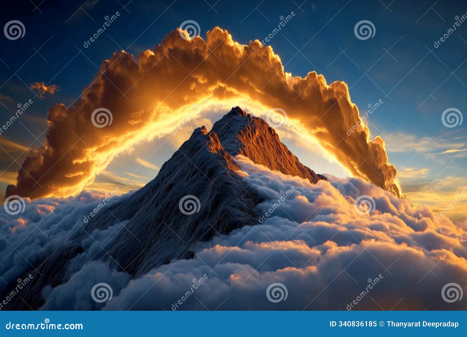 Cloud Cinematic Swirling Motion is Depicted in a Time-lapse Sequence of ...