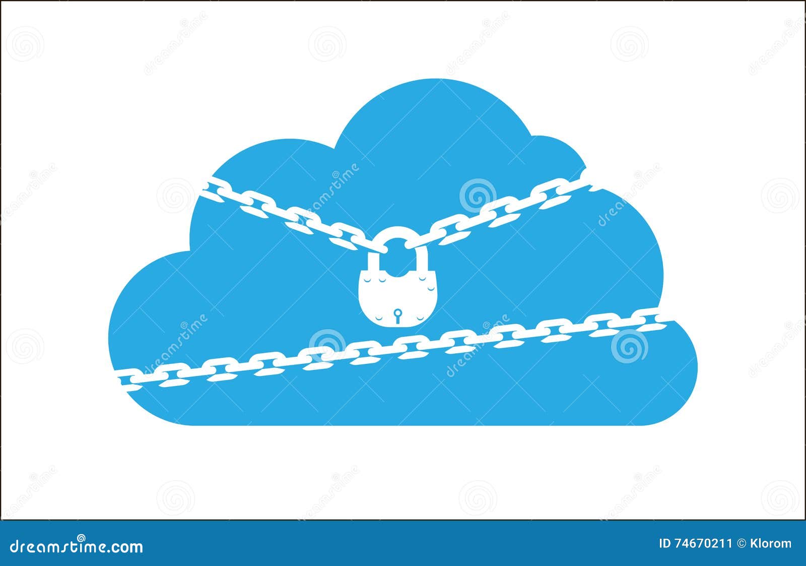 Chains And Lock Stock Illustration | CartoonDealer.com #7946347