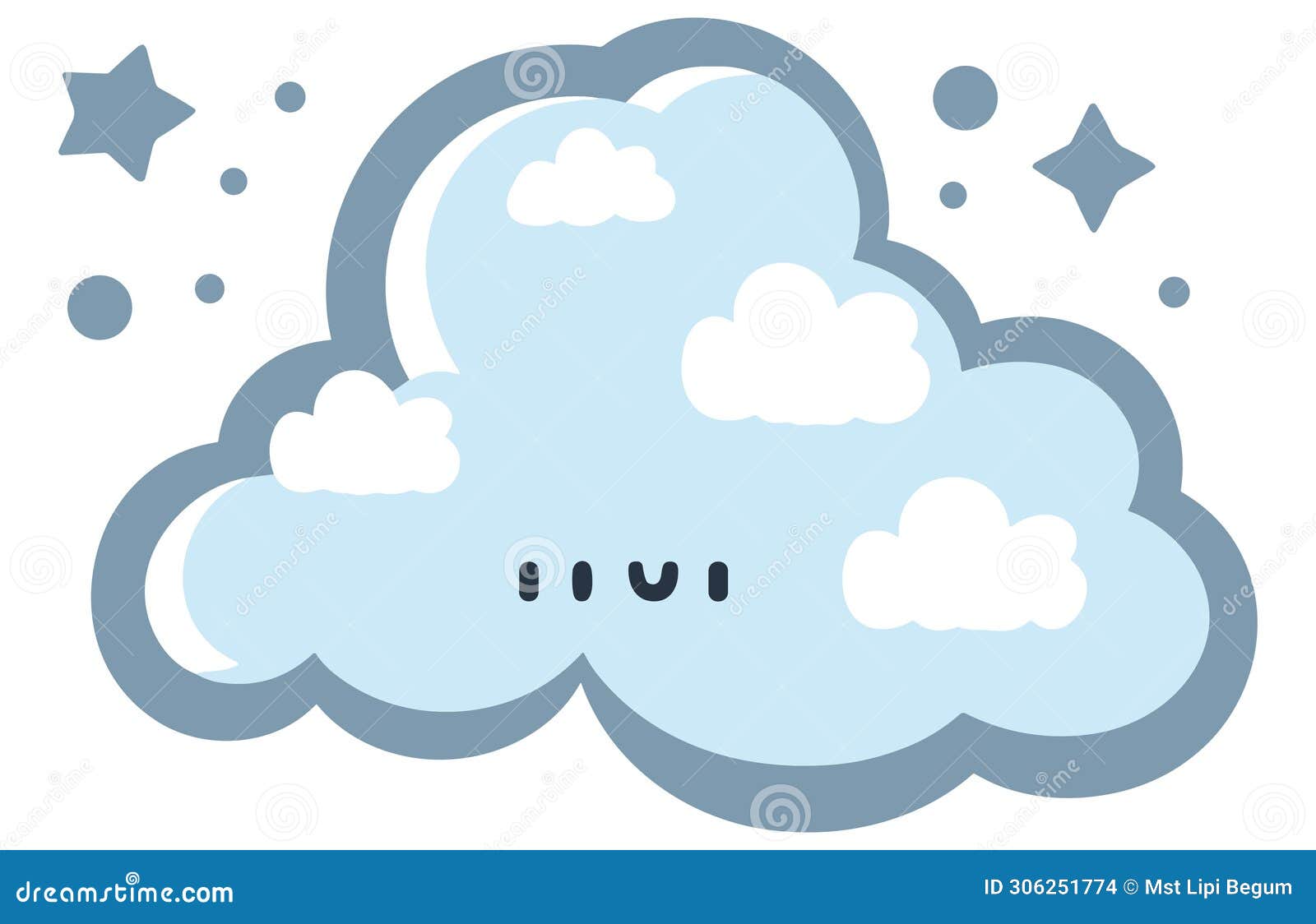 Cloud and Cold Vector.Cloud Icon. Vector Illustration Stock Vector ...
