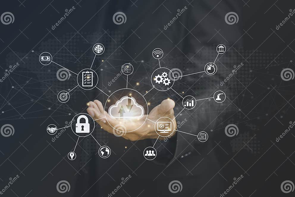 Cloud Computer Technology.Internet of Things,technology Big Data,business Strategy, Digital ...