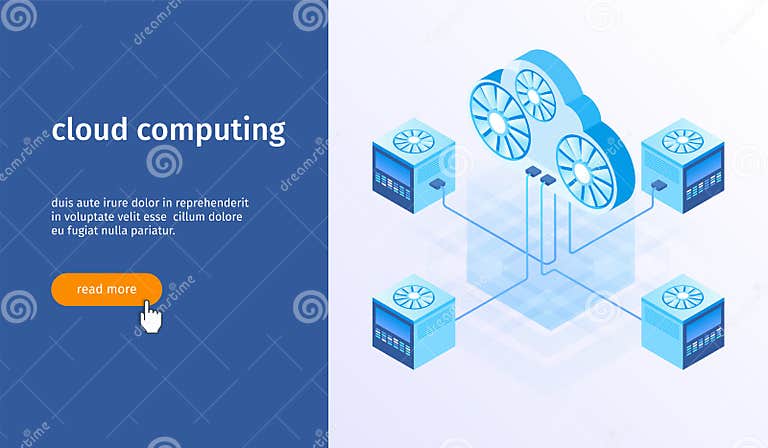 Cloud computing banner 05 stock vector. Illustration of icon - 156887203