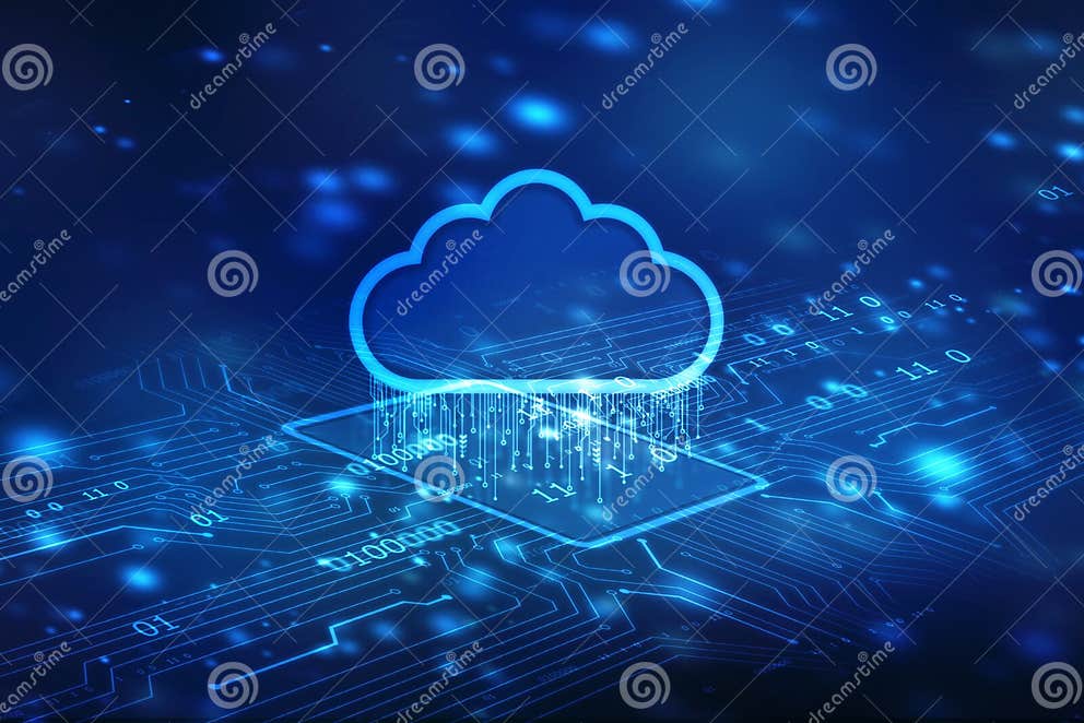 Cloud Computing and Big Data Concept, Cloud Computing Technology Internet Concept Background ...