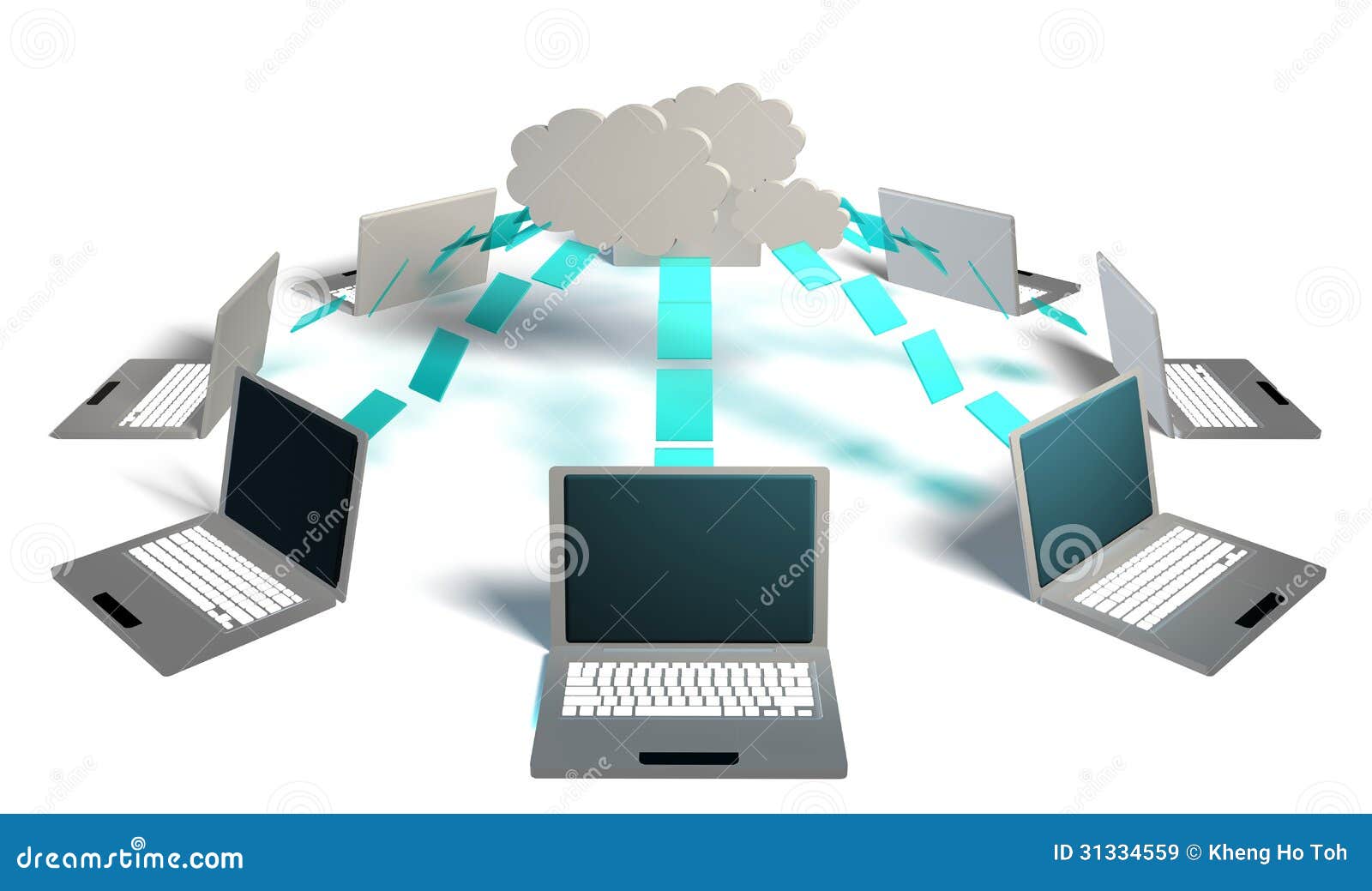Cloud Computing stock illustration. Illustration of corporate - 31334559