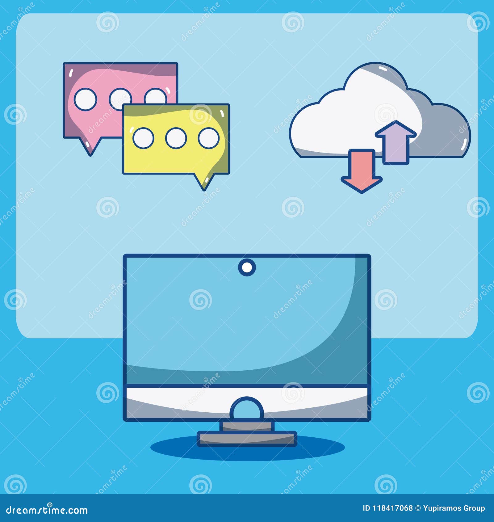 Computing Cartoons Stock Illustrations – 114 Computing Cartoons Stock ...