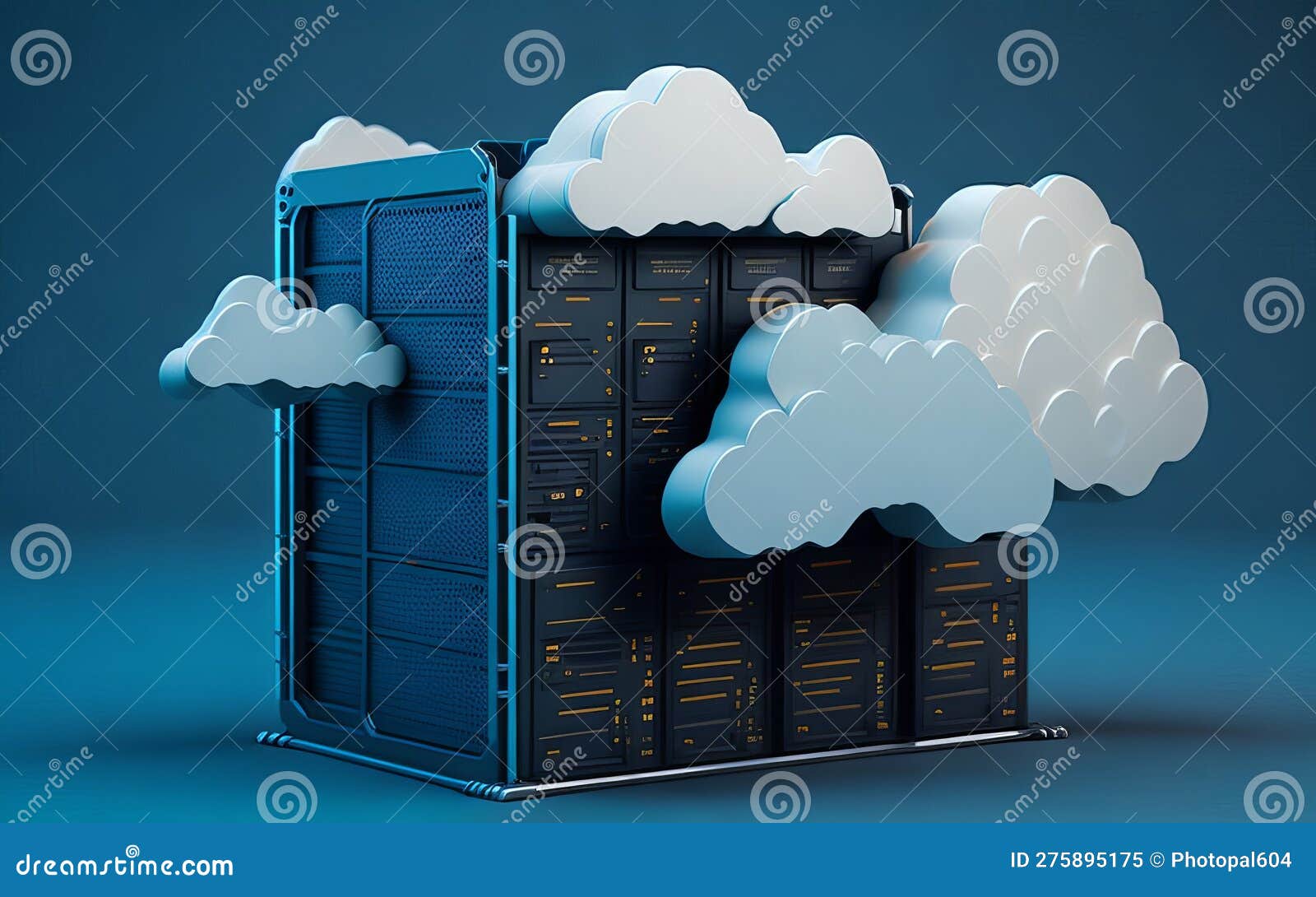 Cloud Computing and Cloud-based Servers. Stock Illustration ... Cloud Computing and Cloud-based Servers. Stock Illustration ...