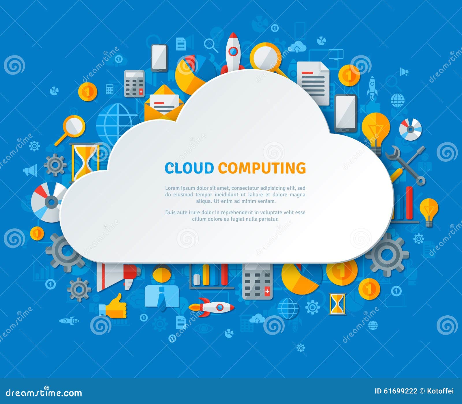 Cloud Computing with Cloud Frame and Flat Icons. Stock Vector ... Cloud Computing with Cloud Frame and Flat Icons. Stock Vector ...