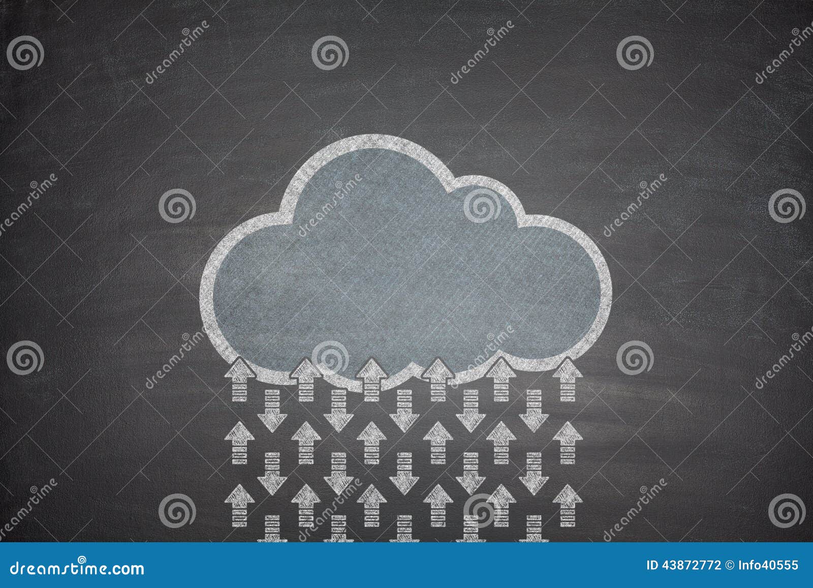 Cloud computing concept stock photo. Image of black, computing - 43872772